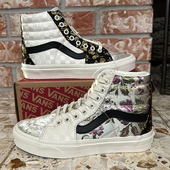 Vans | Shoes | Vans Sk8 Hi Brocade Patch Work True | Poshmark